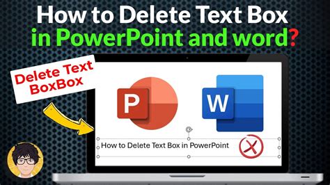 How To Delete Text Box In Powerpoint And Word Youtube