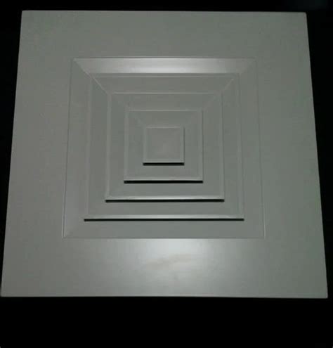 linear aluminum powder coated square diffuser for use for venting out