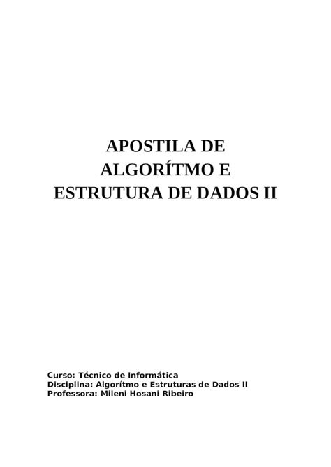 Doc Algorítmos Ii Dokumentips