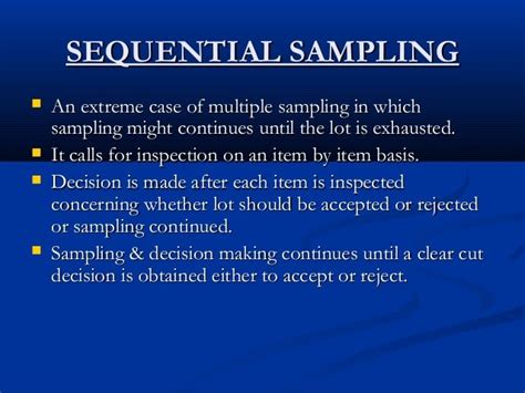 3 Acceptance Sampling