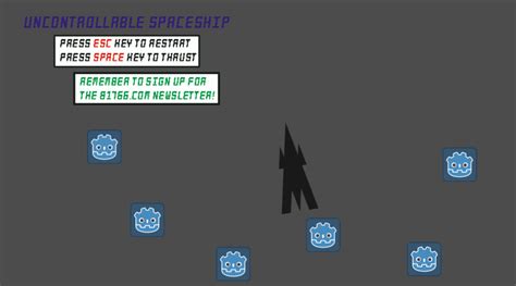 001 godot demo test by uncontrollable spaceship