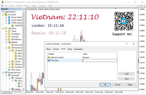 World Clock Free Download Trading Utility For Metatrader 4