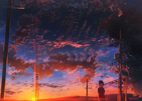 Safebooru 1girl Bob Cut Bow Bowtie Closed Mouth Clouds Commentary