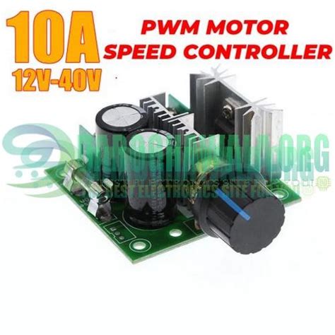 12v To 40v 10a 400w Pwm Dc Motor Speed Controller Dimmer Voltage Regulator In Pakistan