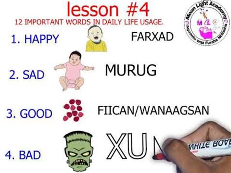 Barashada Luuqada Engllish Casharka Ka 4aad YouTube