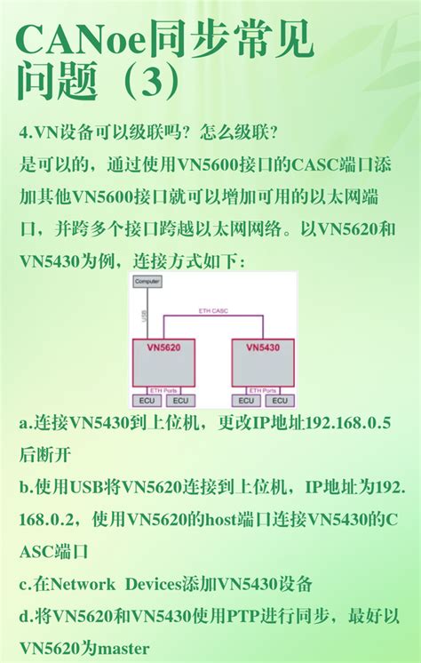 Polelink上海北汇信息 的想法 时间同步之常见问题3 4 VN设备可以级联吗怎么级联 是可以的通过使用VN5600接口的