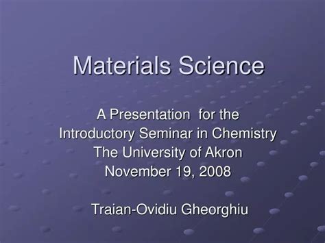 PPT Materials Science PowerPoint Presentation Free Download ID 343127