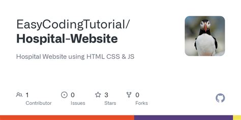 GitHub EasyCodingTutorial Hospital Website Hospital Website Using HTML CSS JS