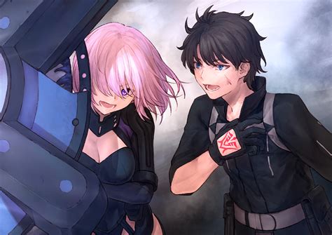 Mash Kyrielight Fujimaru Ritsuka Fujimaru Ritsuka And Mash Kyrielight Fate And More Drawn
