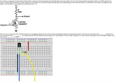 Solved An Inverter Is A Component Or Device That Inverts The