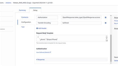 How To Inject Transfer Encoding Within Web Service Data Actions