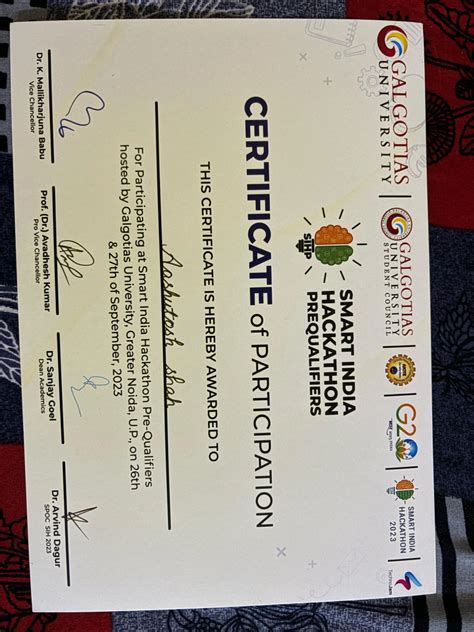 Aashutosh Shah On Linkedin Smartindiahackathon2023