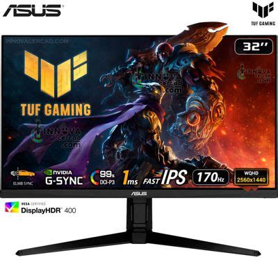 Monitor Asus TUF Gaming VG32AQL1A 32 WQHD 170HZ 1MS G-SYNC ASUS ...