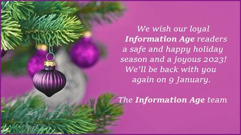 Happy Holidays Information Age Acs