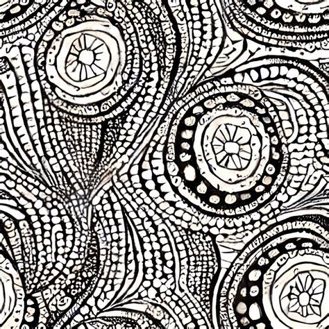 Zentangle Graphic With Intricate Detail · Creative Fabrica