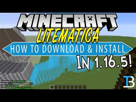 How To Use Schematics In Minecraft Litematica Tutorial