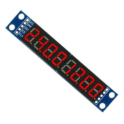 Módulo Display 8 Dígitos De 7 Segmentos Max7219