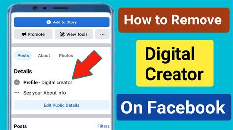 How To Remove Digital Creator From Facebookhow To Delete Facebook
