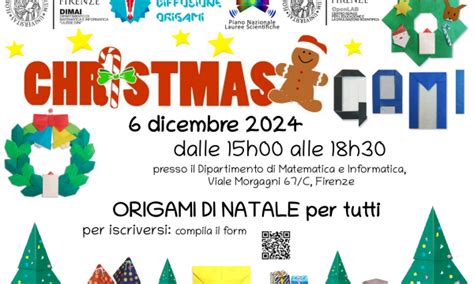 Christmasgami News Dipartimento Di Matematica E Informatica Ulisse Dini Dimai Unifi