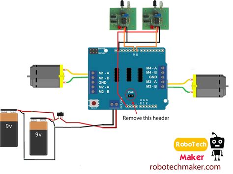 robotech maker line follower robot the easiest