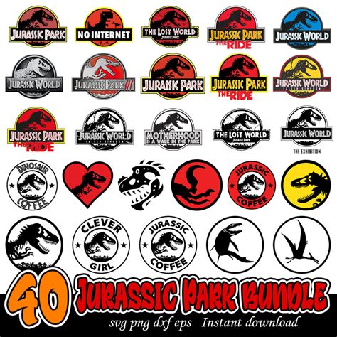 Jurassic Park Logo Svg Bundle Jurassic Park Svg Jurassic Park Logo