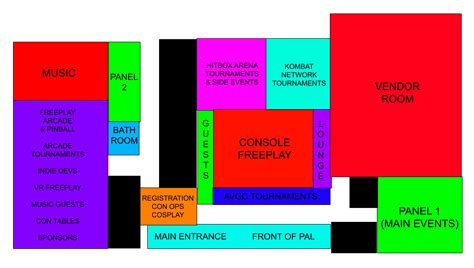Convention Map A Video Game Con