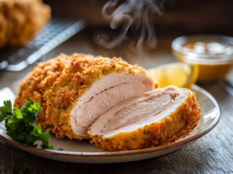 Crispy Oven Fried Chicken Breast Recipe Dejati