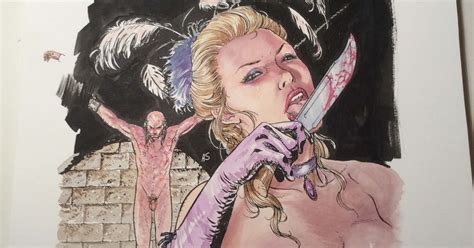 Blades Dust And Guns EL BASTARDO Original Art For Sale
