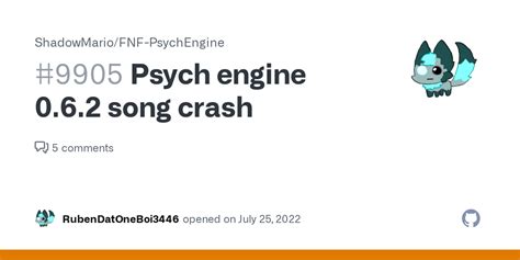 Psych Engine 062 Song Crash · Issue 9905 · Shadowmariofnf