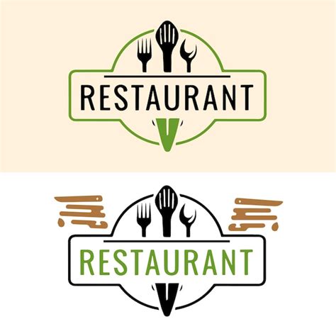 Premium Vector Vector Restaurant Logo Design Template