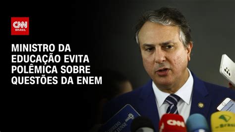 Ministro da Educação evita polêmica sobre questões do Enem CNN 360º