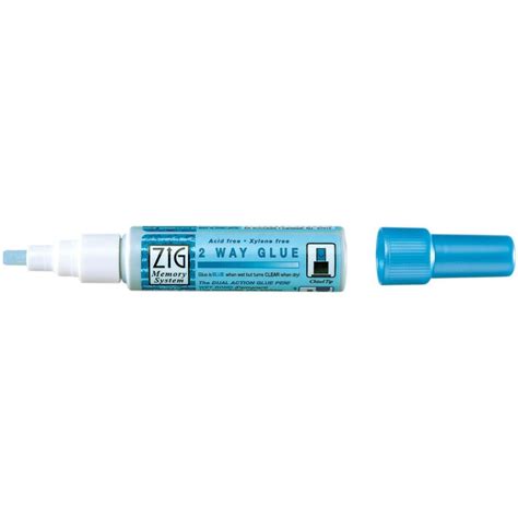 zig 2 way glue pen 12 pkg chisel tip 847340007807