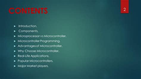 Introduction To Microcontroller Ppt
