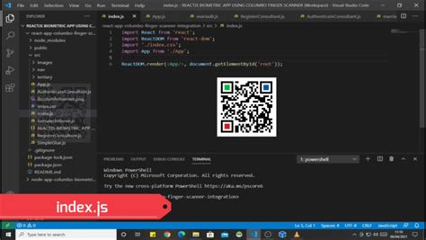 react biometric fingerprint integration using a columbo scanner
