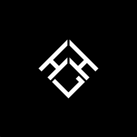 Hlh Letter Logo Design On Black Background Hlh Creative Initials