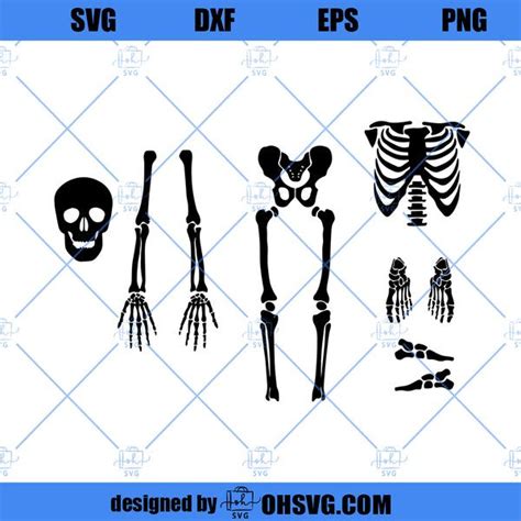 Skeleton And Bones Svg Files