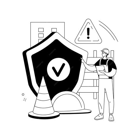 Premium Vector Workplace Safety Abstract Concept Vector Illustration Workplace Assessment Safe