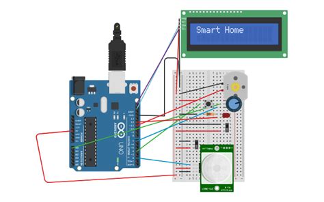 Circuit Design Smart Home System 3 3 20 24 Tinkercad