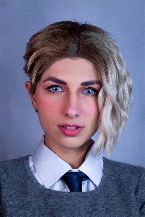 Self Gwen Stacy Sidecut Wig Rcosplay