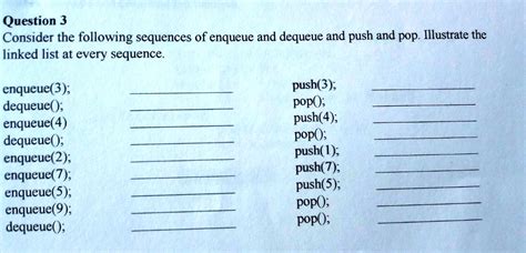 Solved Java Question Question 3 Consider The Following Sequences Of