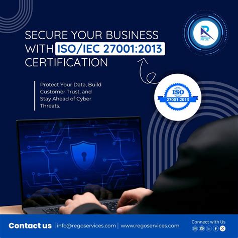 Iso27001 Informationsecurity Cybersecurity Isms Dataprotection… Rego Services Private Limited