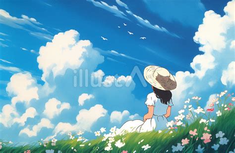 夏の空イラスト No 24115068｜無料イラスト・フリー素材なら「イラストac」