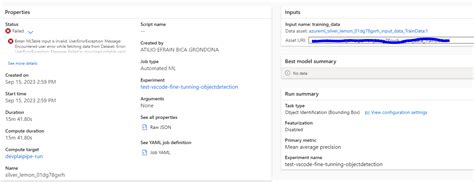 Python Azure Ml Studio Object Detection Jupyter Error To Access The