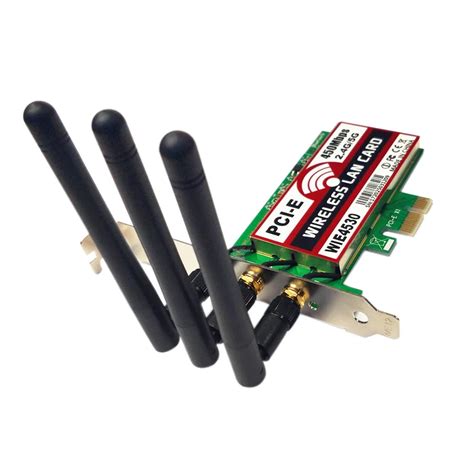 Mbps Wireless WiFi PCI E Networks Adapter LAN Card Antennas Desktop PC XXM In Network Cards