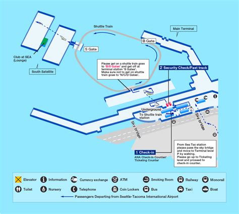 Guide For Facilities In Seattle Tacoma International Airportairport
