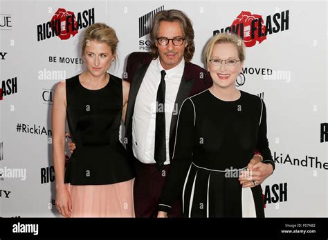 Mamie Gummer Rick Springfield And Meryl Streep Attend The Ricki And