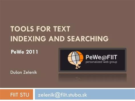 Ppt Tools For Text Indexing And Searching Powerpoint Presentation