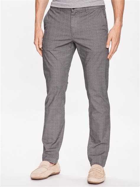 Tommy Hilfiger Pantaloni Di Tessuto Mw0mw31146 Grigio Straight Fit
