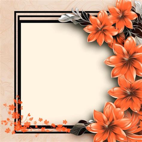 Premium Ai Image Floral Subject With A Solid Background