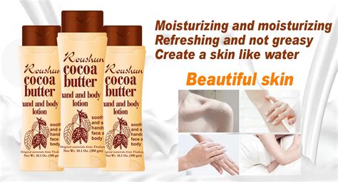 Roushun Moisturizer Cocoa Butter Hand And Body Whitening Body Lotion